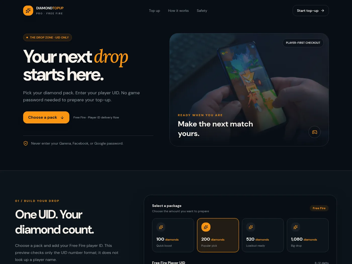 DiamondTopUp Pro