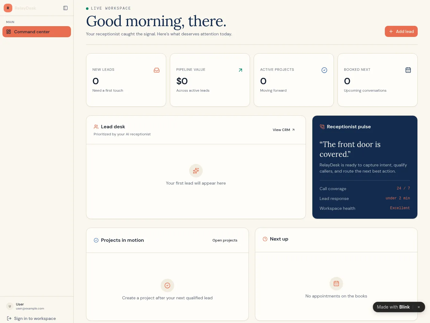 AI Receptionist Suite
