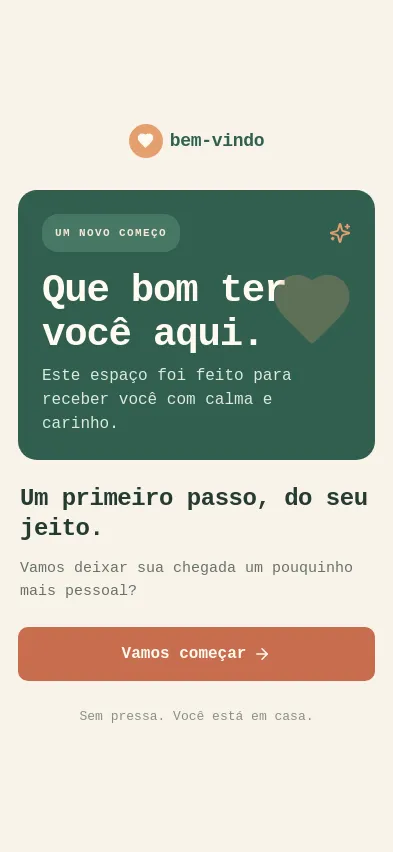 Bem-Vindo App