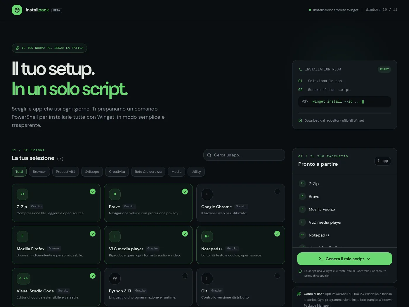 InstallPack Web Installer