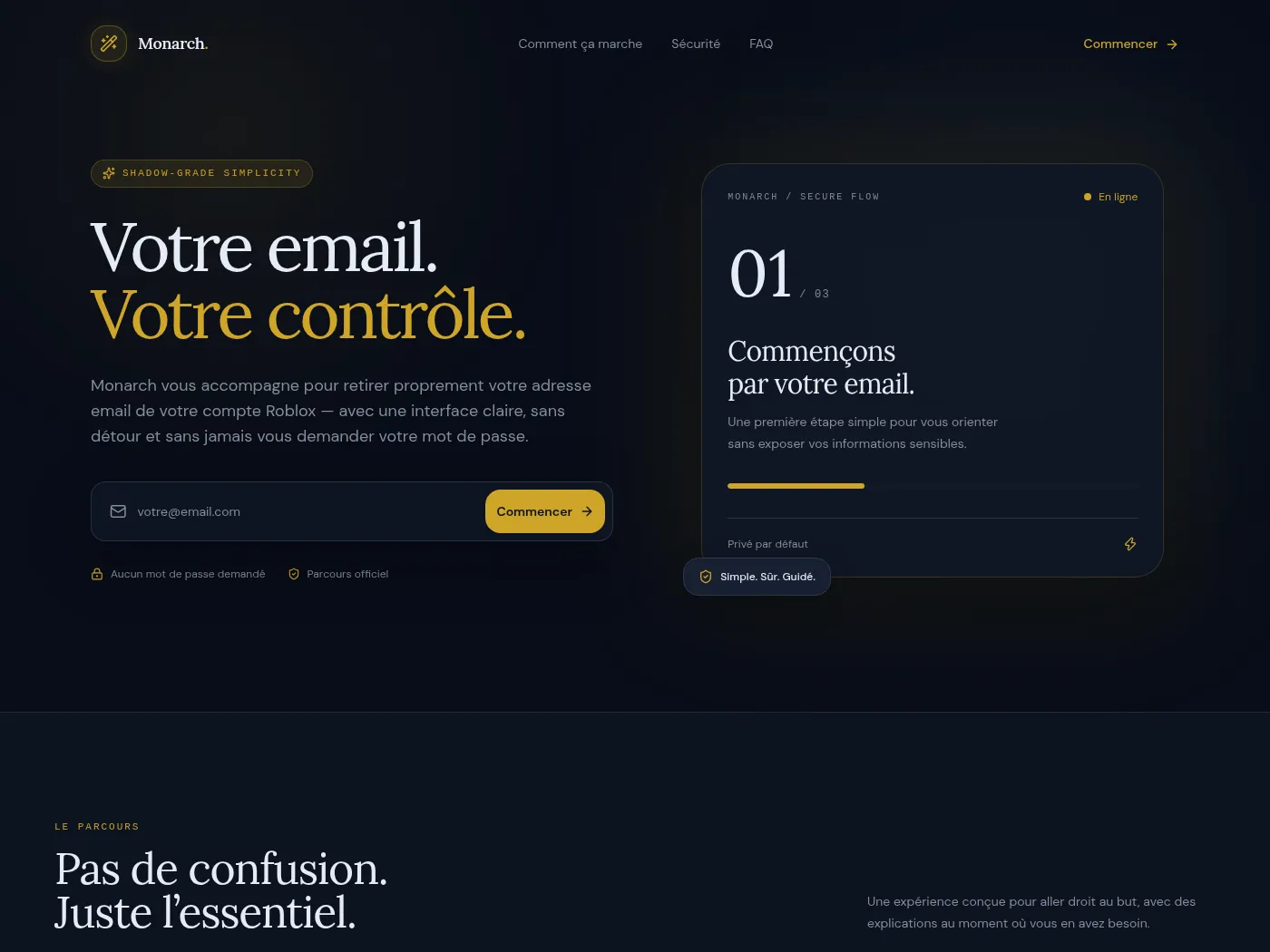 Monarch Email Remover