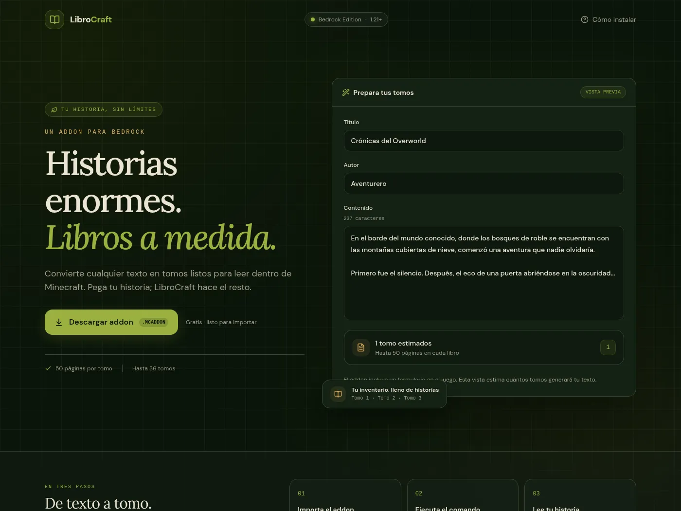 LibroCraft Addon