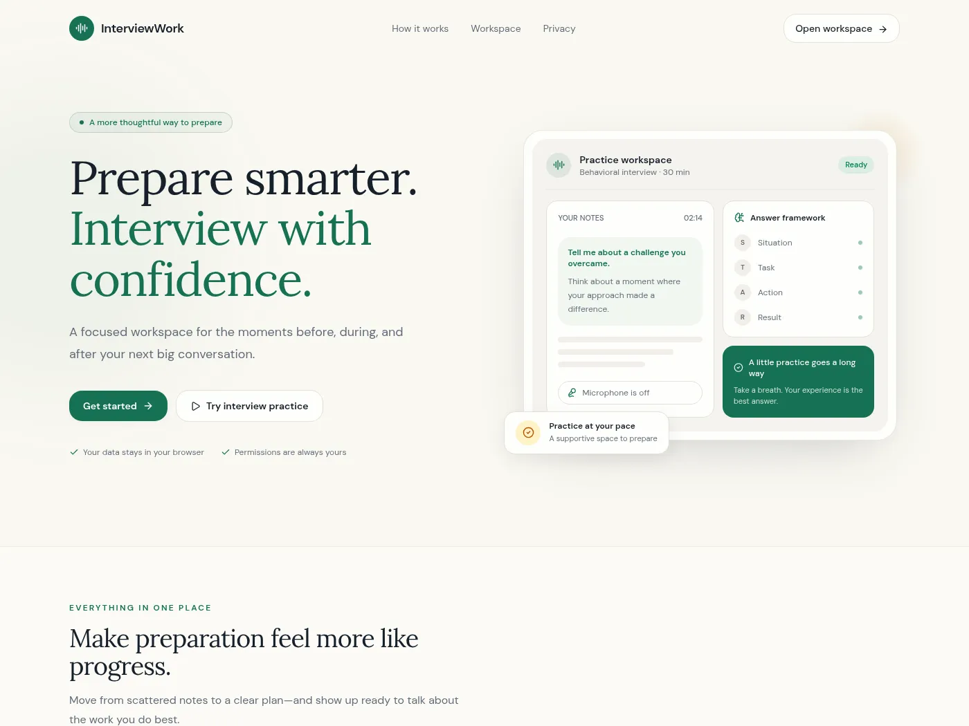 InterviewWork AI Workspace