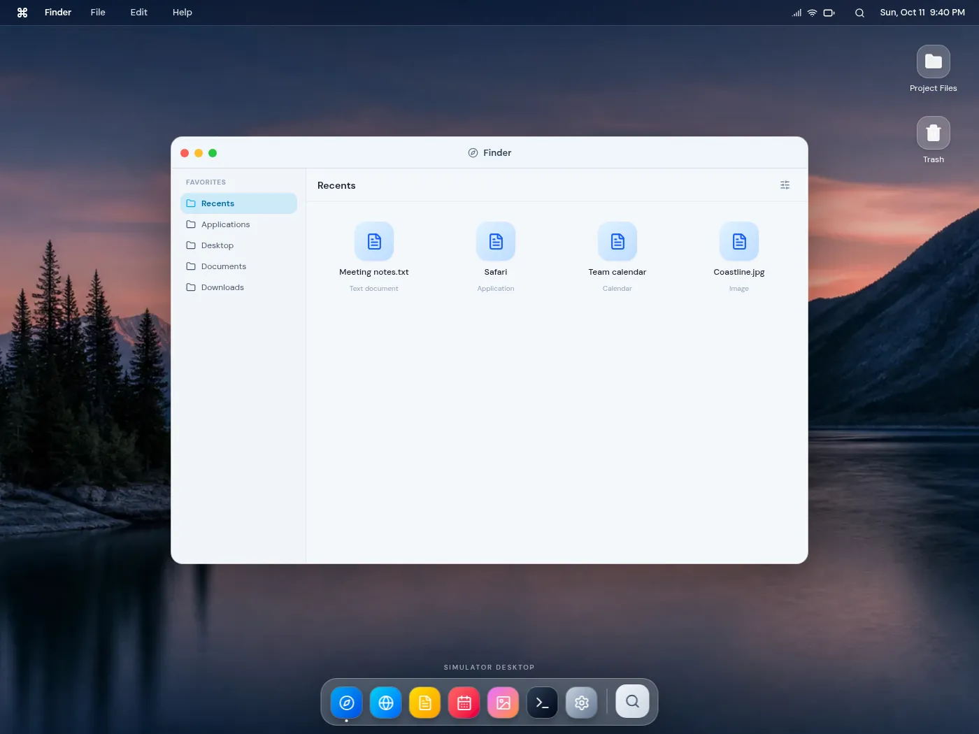 MacOS Simulator Pro