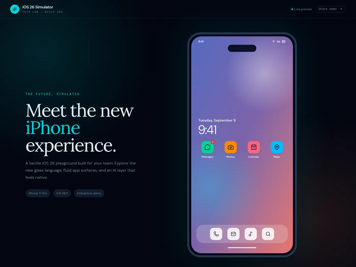 iOS 26 Simulator