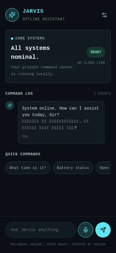 Jarvis Sinhala AI Assistant