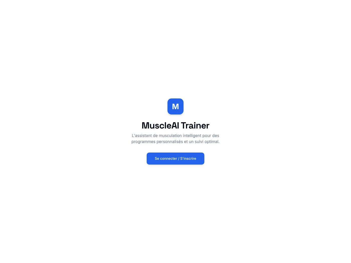 MuscleAI Trainer
