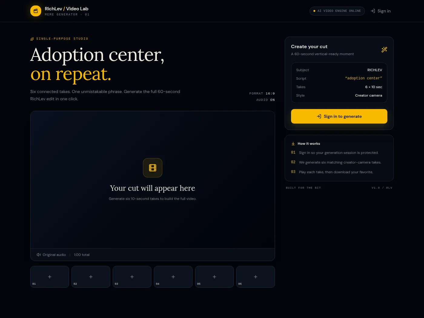 RichLev Video Generator