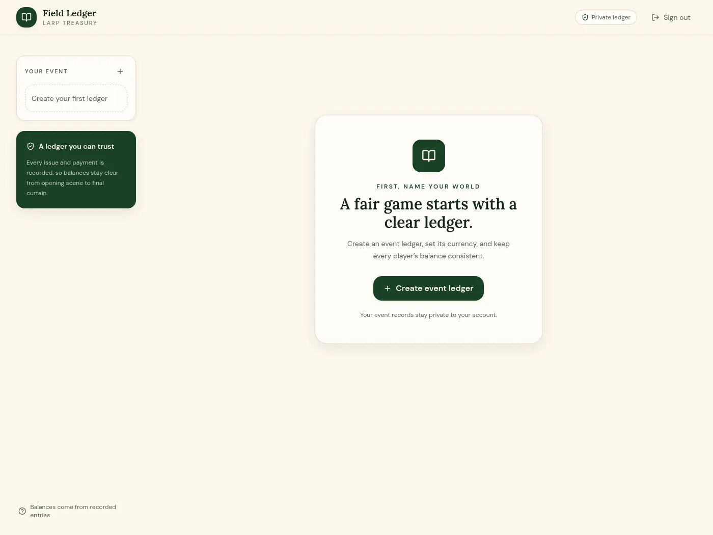 LARP Wallet Manager