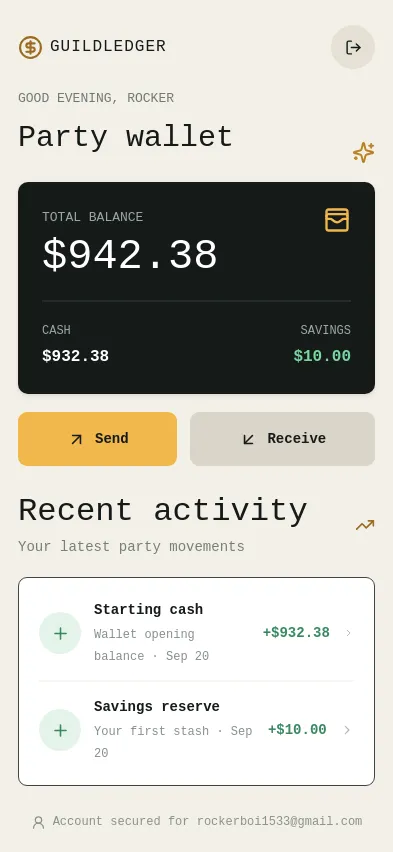 LARP Wallet Mobile