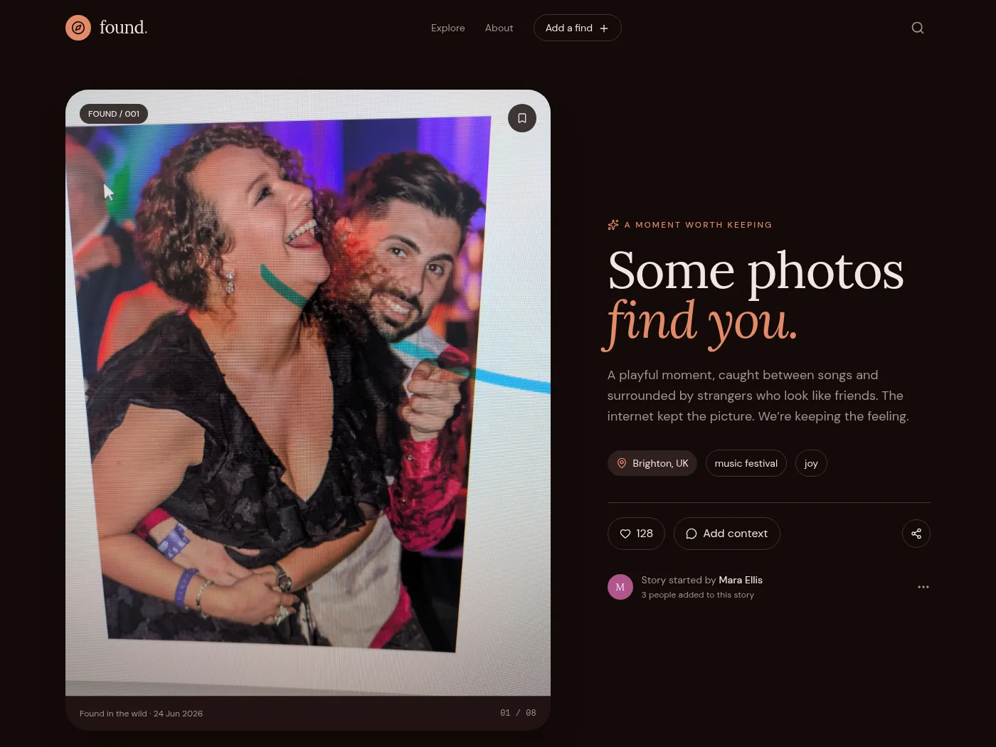 Found Photo Story