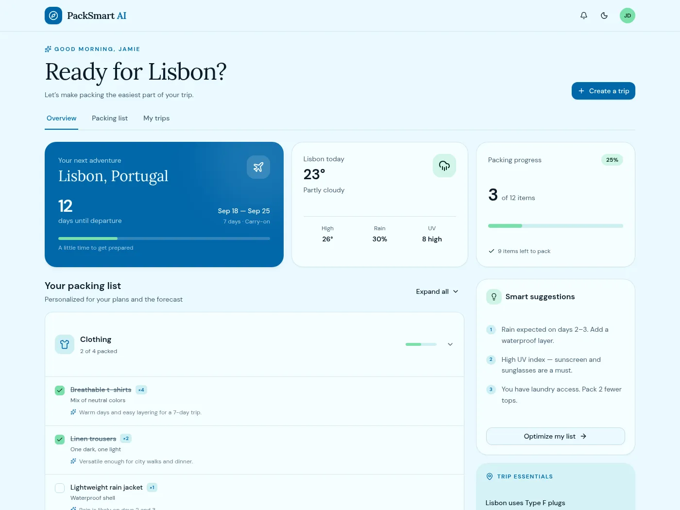 PackSmart AI