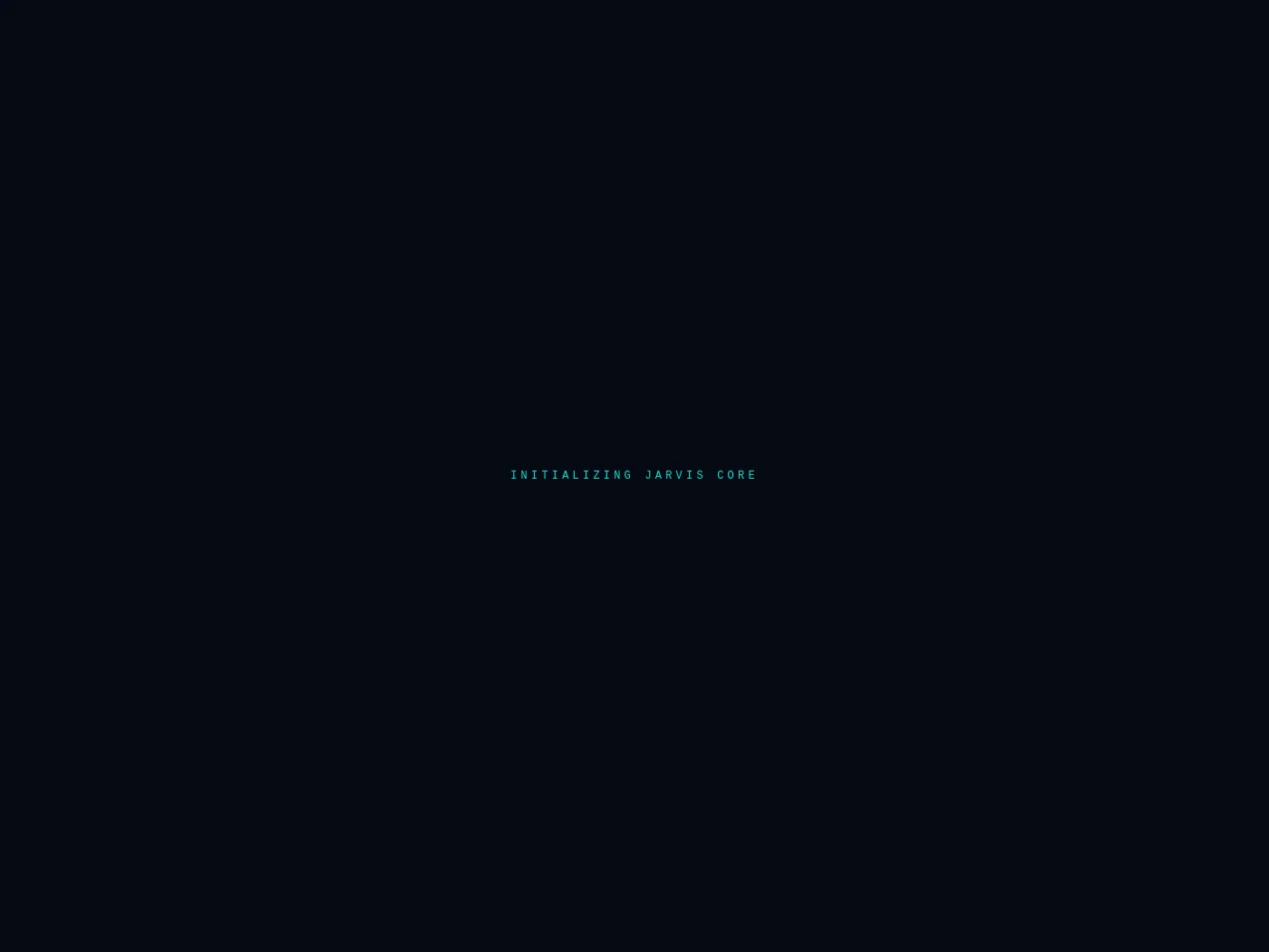Jarvis HUD Dashboard