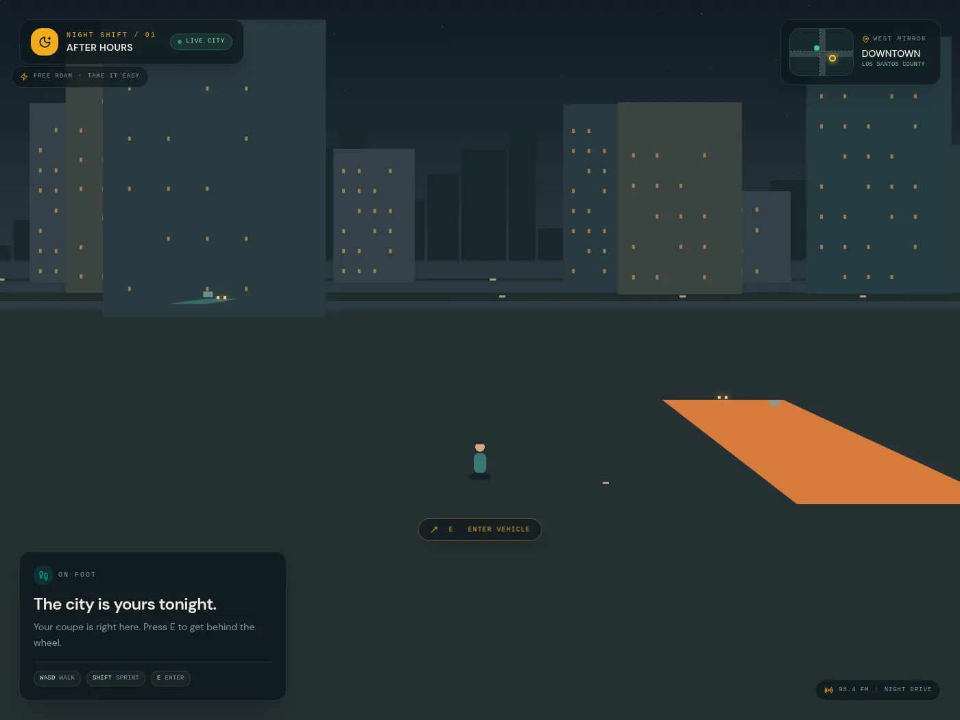 GTA City Web Game