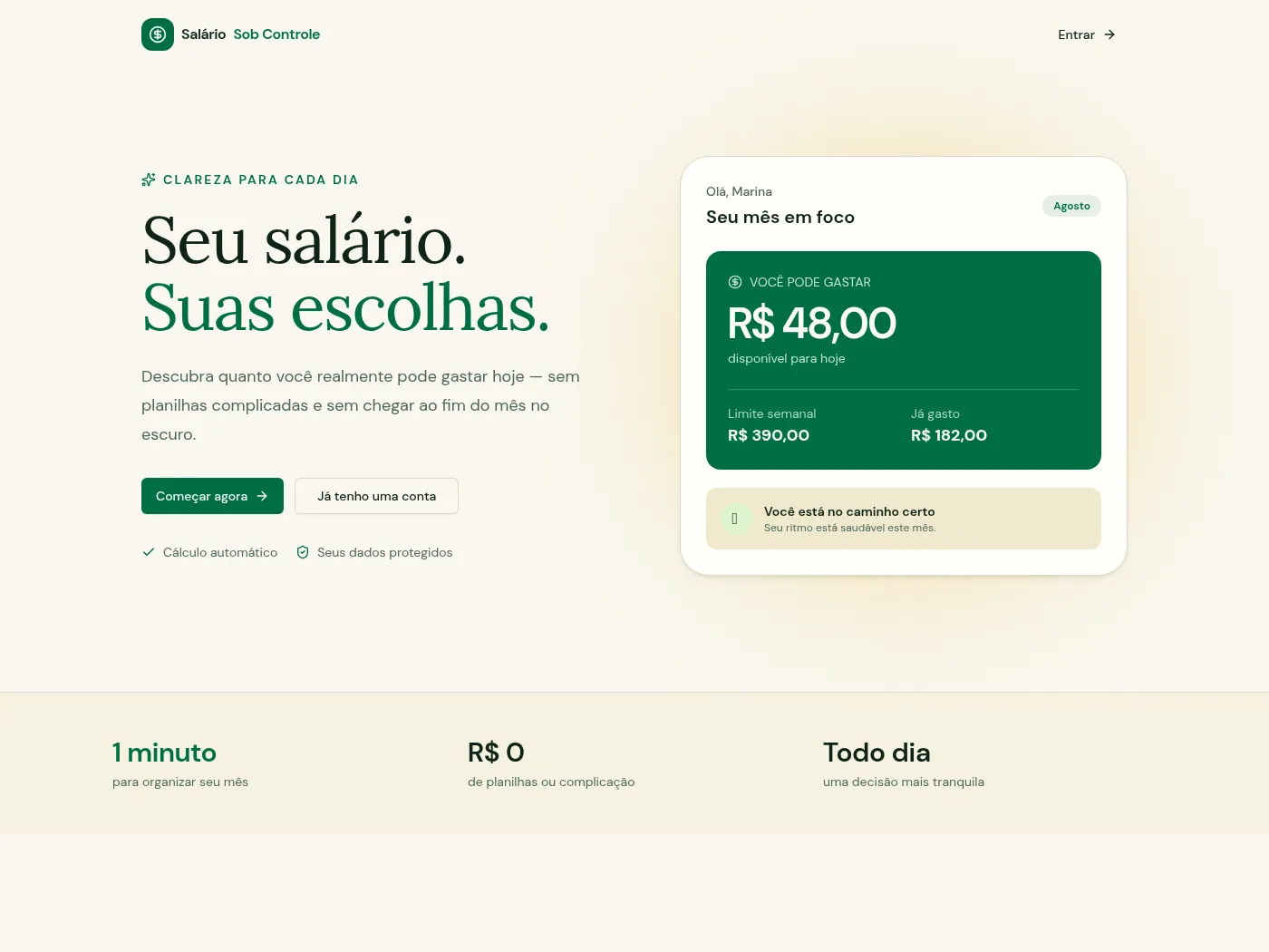 Salário Sob Controle