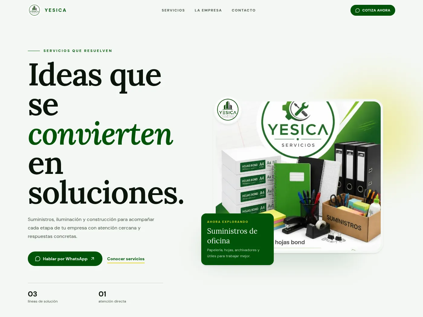 Yesica Brand Site
