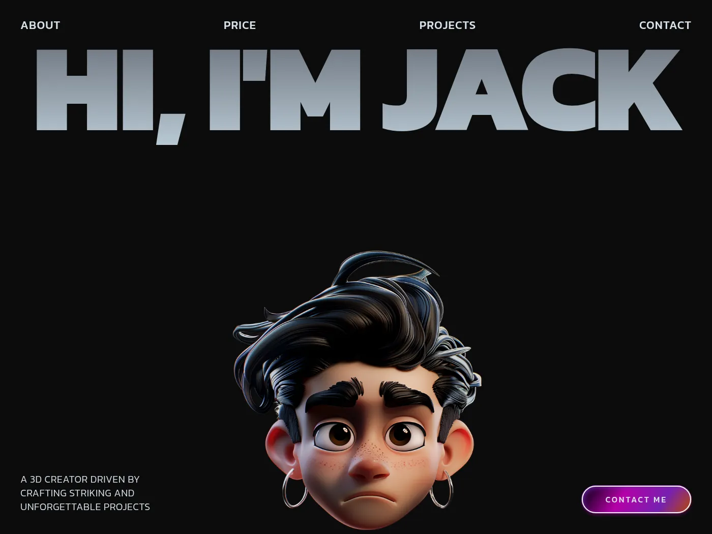 Jack 3D Portfolio
