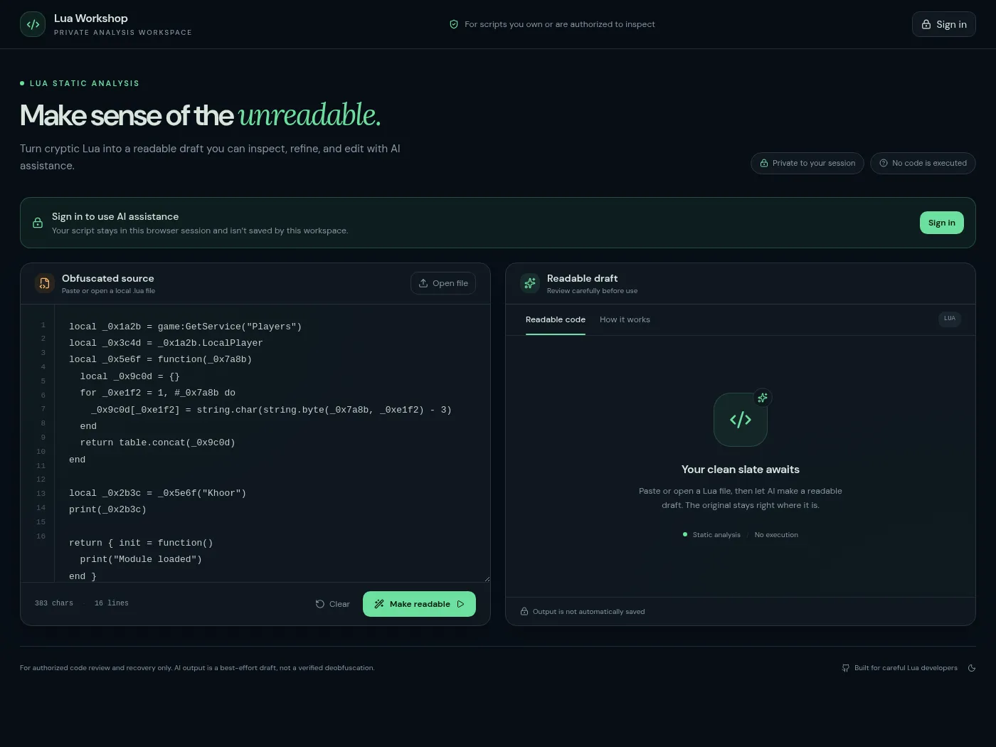 Luraph DeObfuscator AI