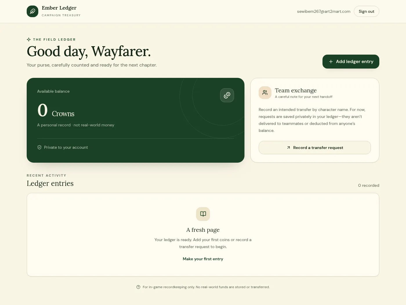 LARP Wallet Vault