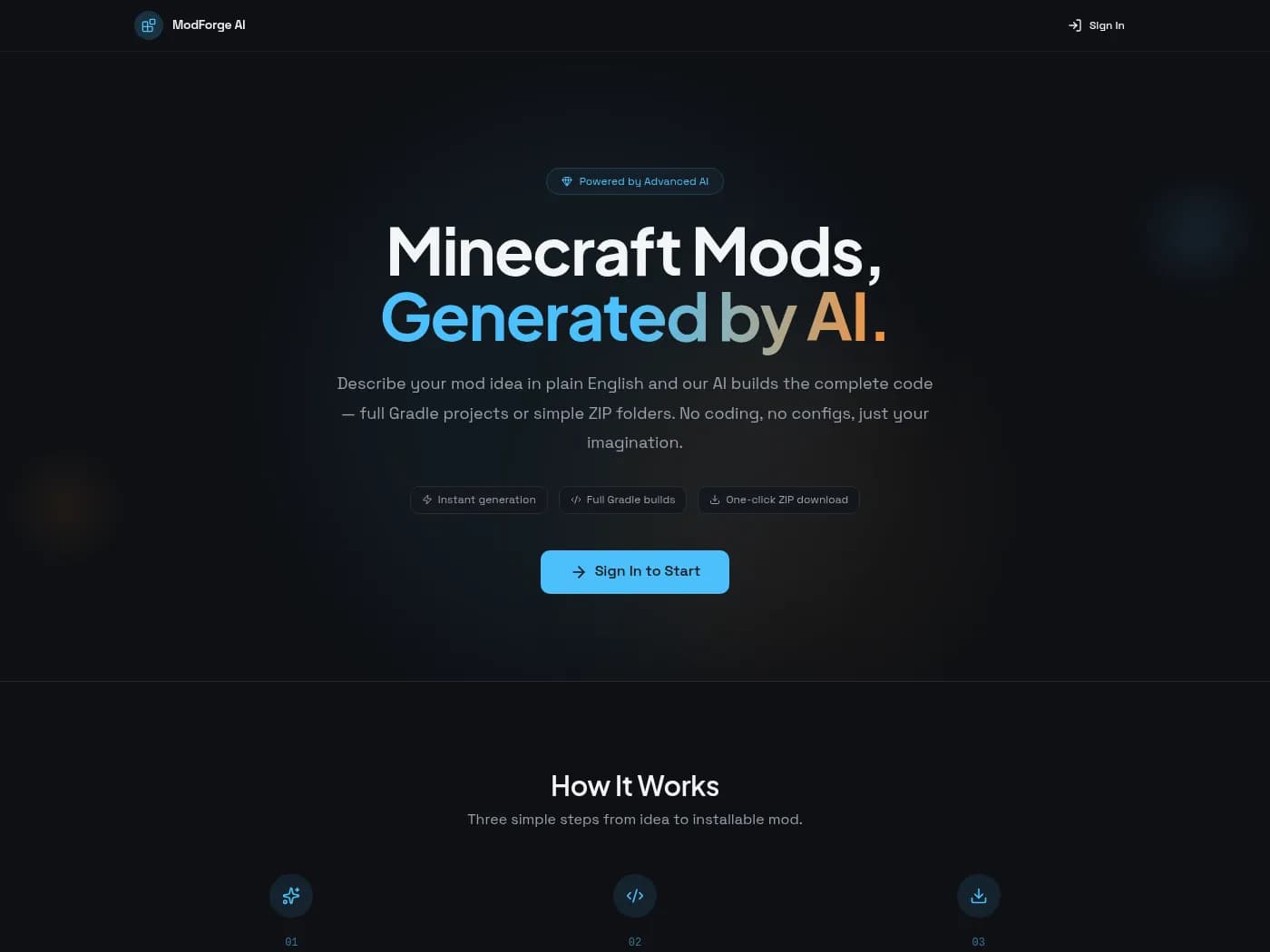 AI Minecraft Mod Maker