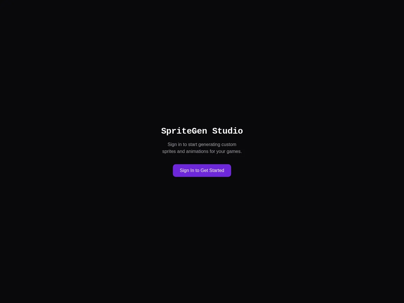 SpriteGen Studio