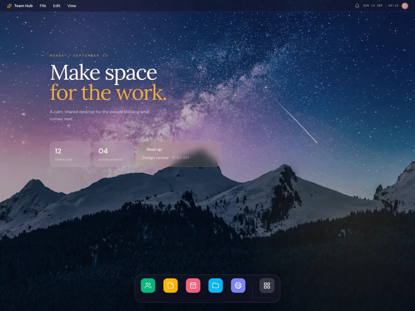 MacOS Web Workspace
