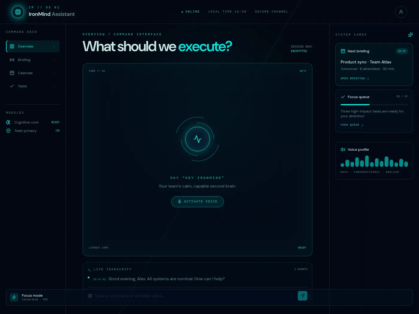 IronMind Assistant