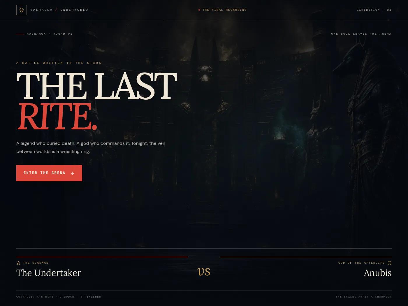 Undertaker vs. Anubis Showdown