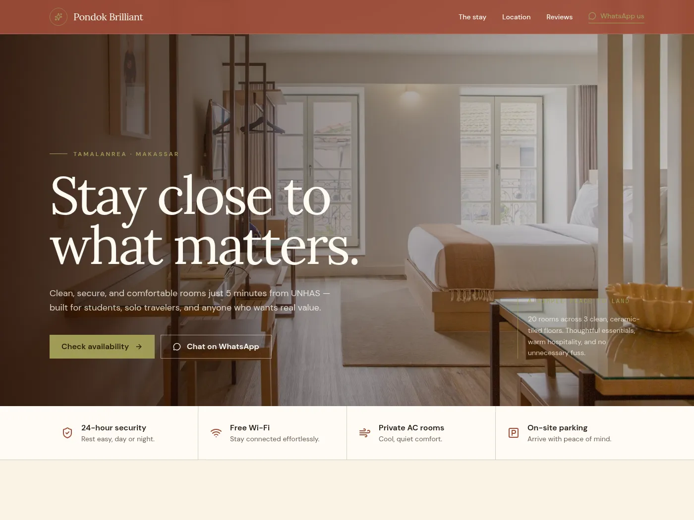 Brilliant Stay Website