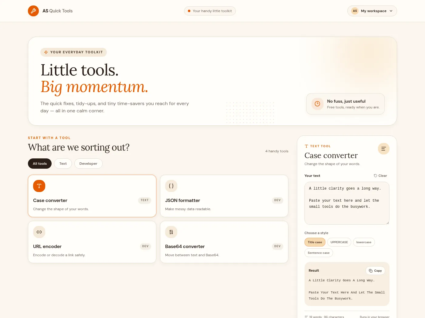 AS Quick Tools