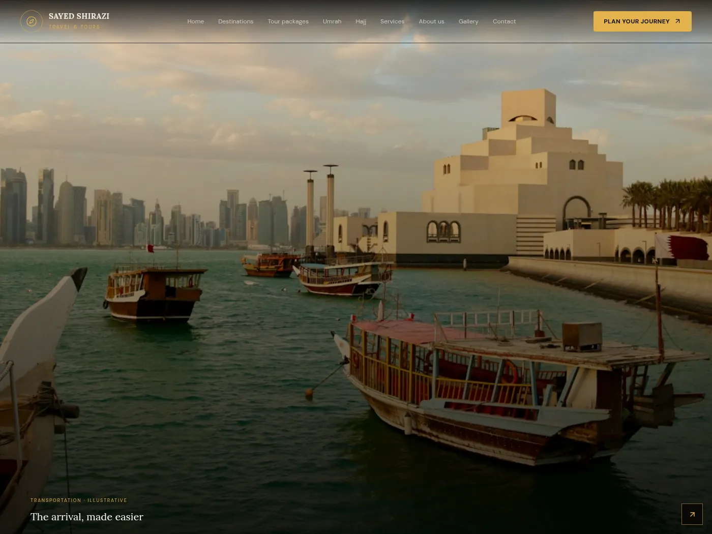 Sayed Shirazi Travel Portal