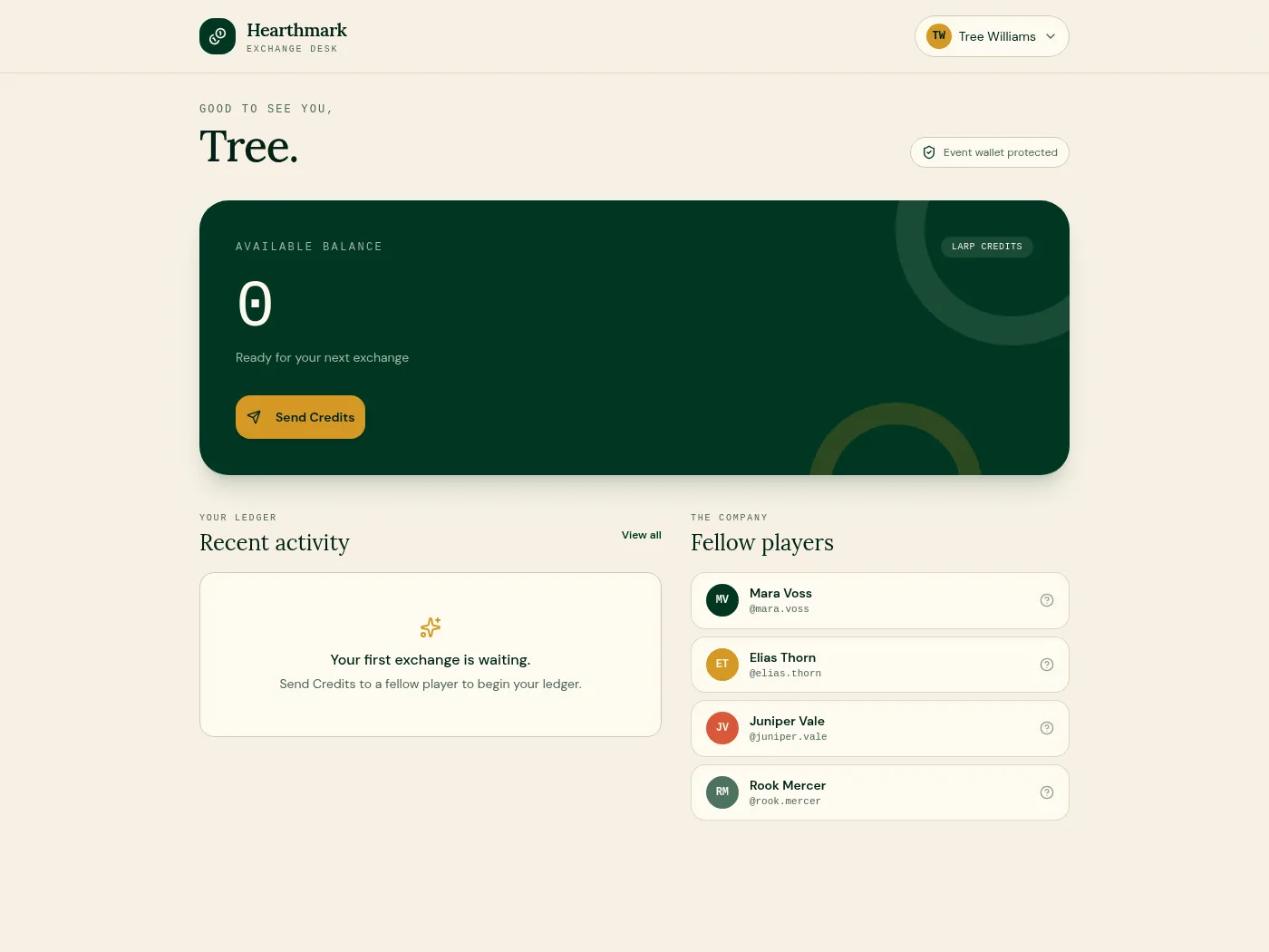 LARP Coin Exchange