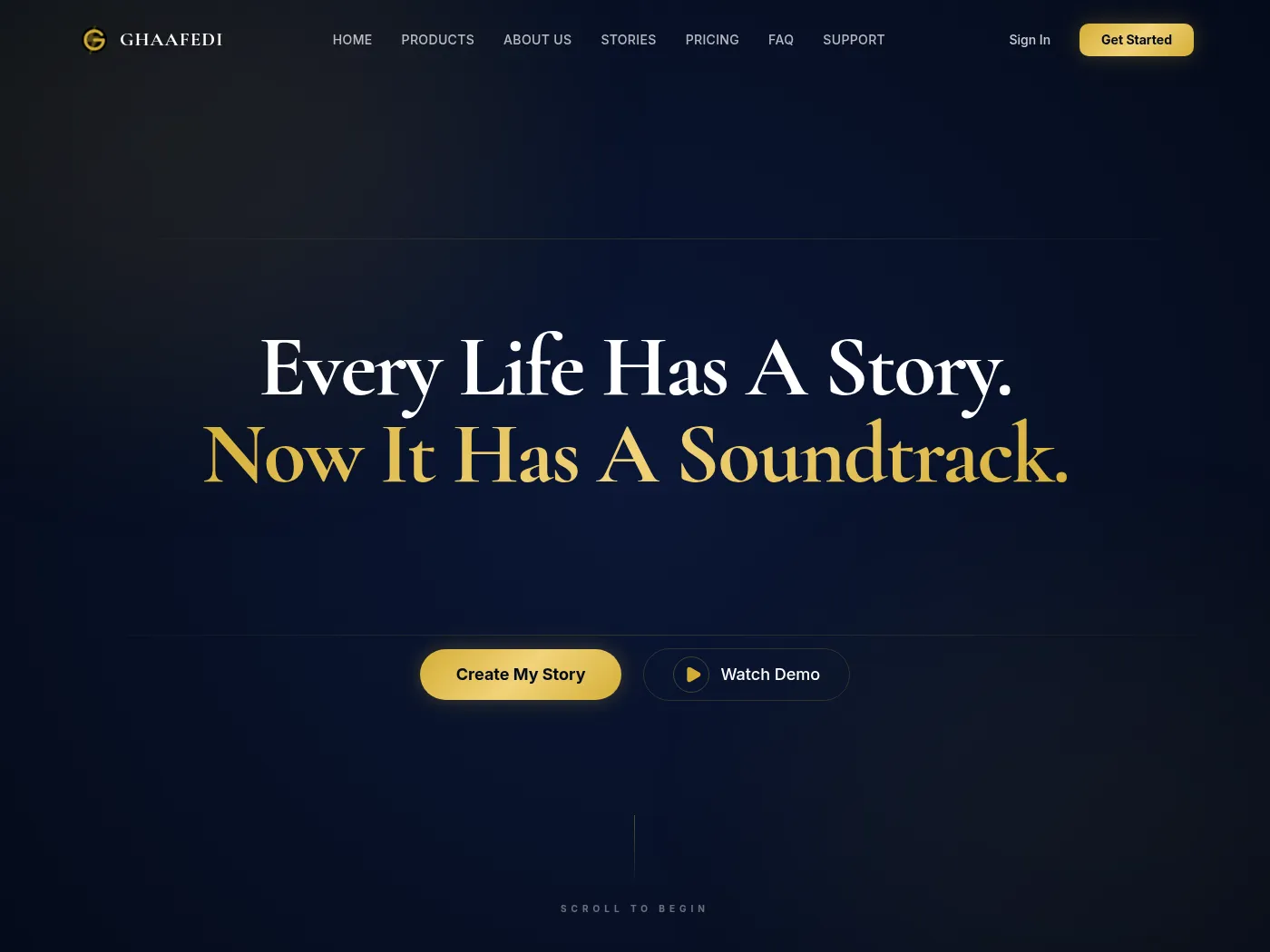 Ghaafeedi Music Homepage