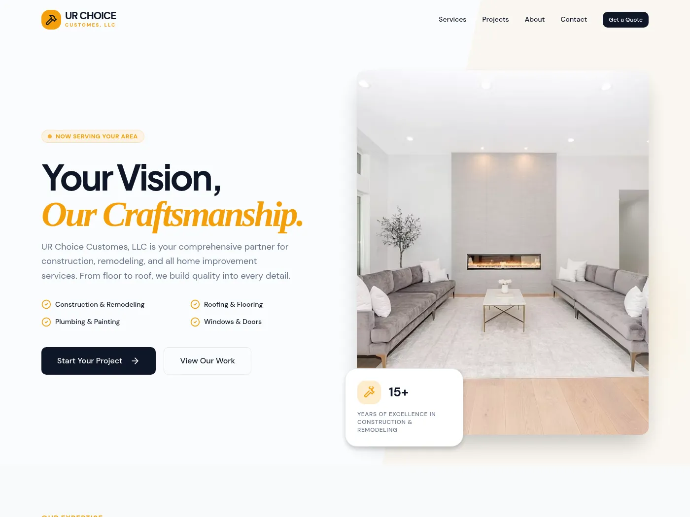 Ur Choice Customes Website
