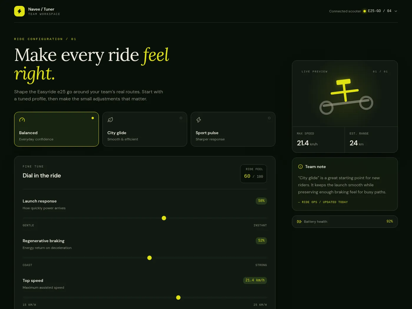 Navee Scooter Tuner