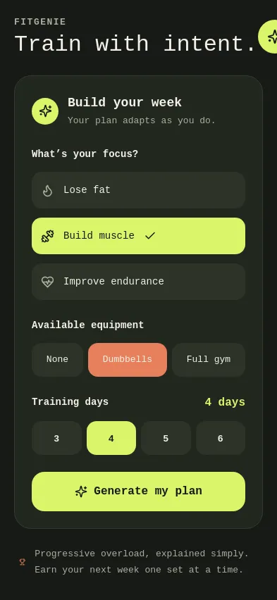 FitGenie AI Trainer