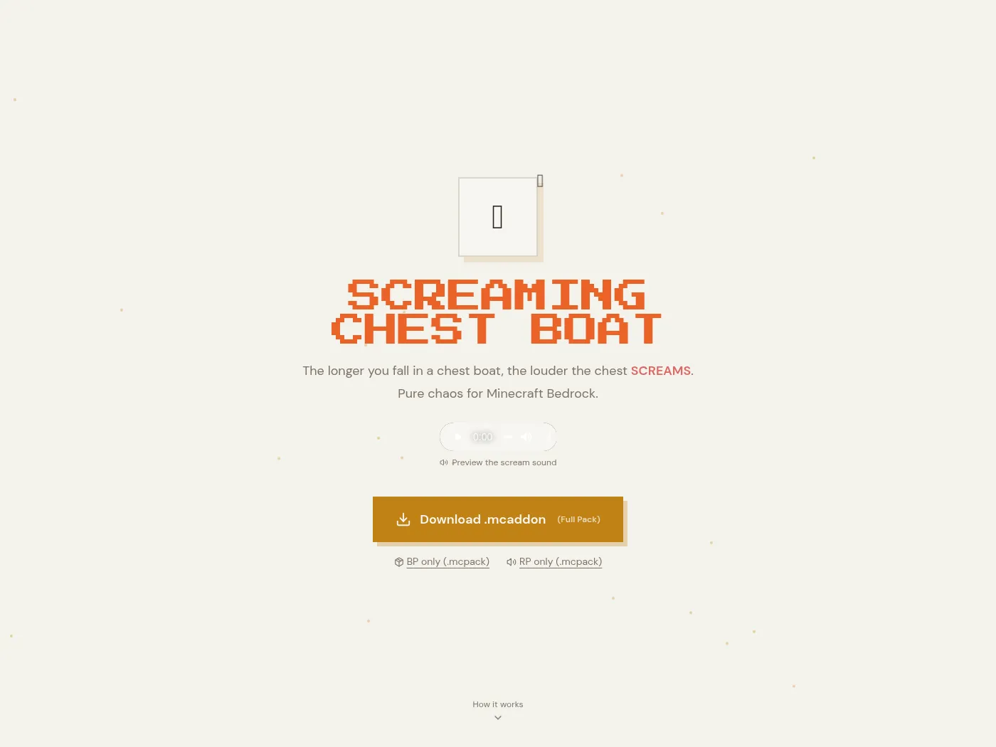 Screaming Chest Mod