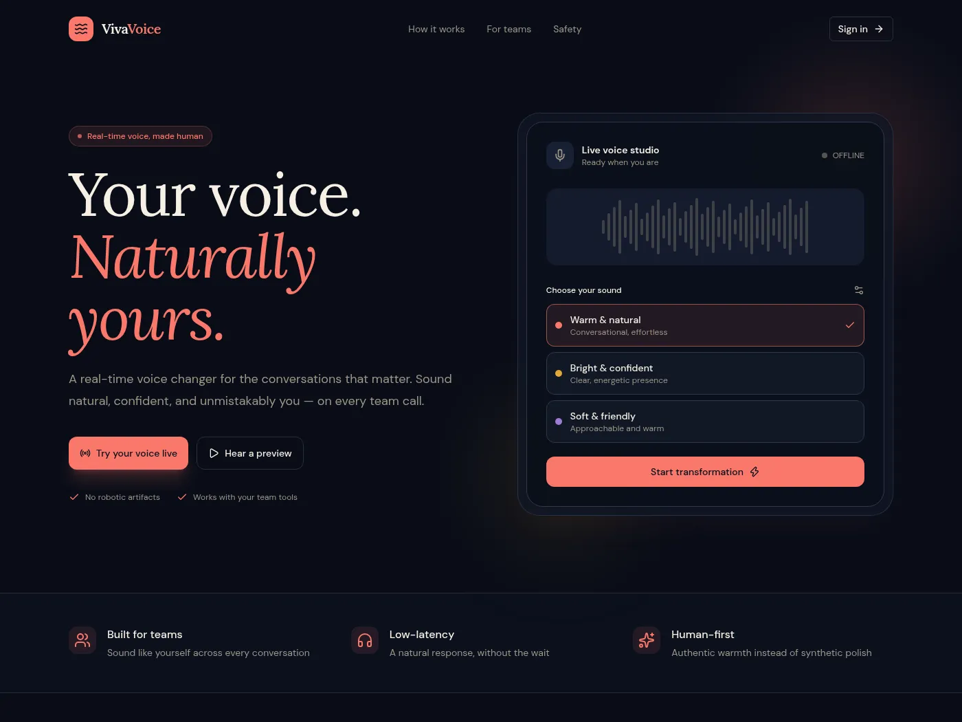 VivaVoice Real-Time AI