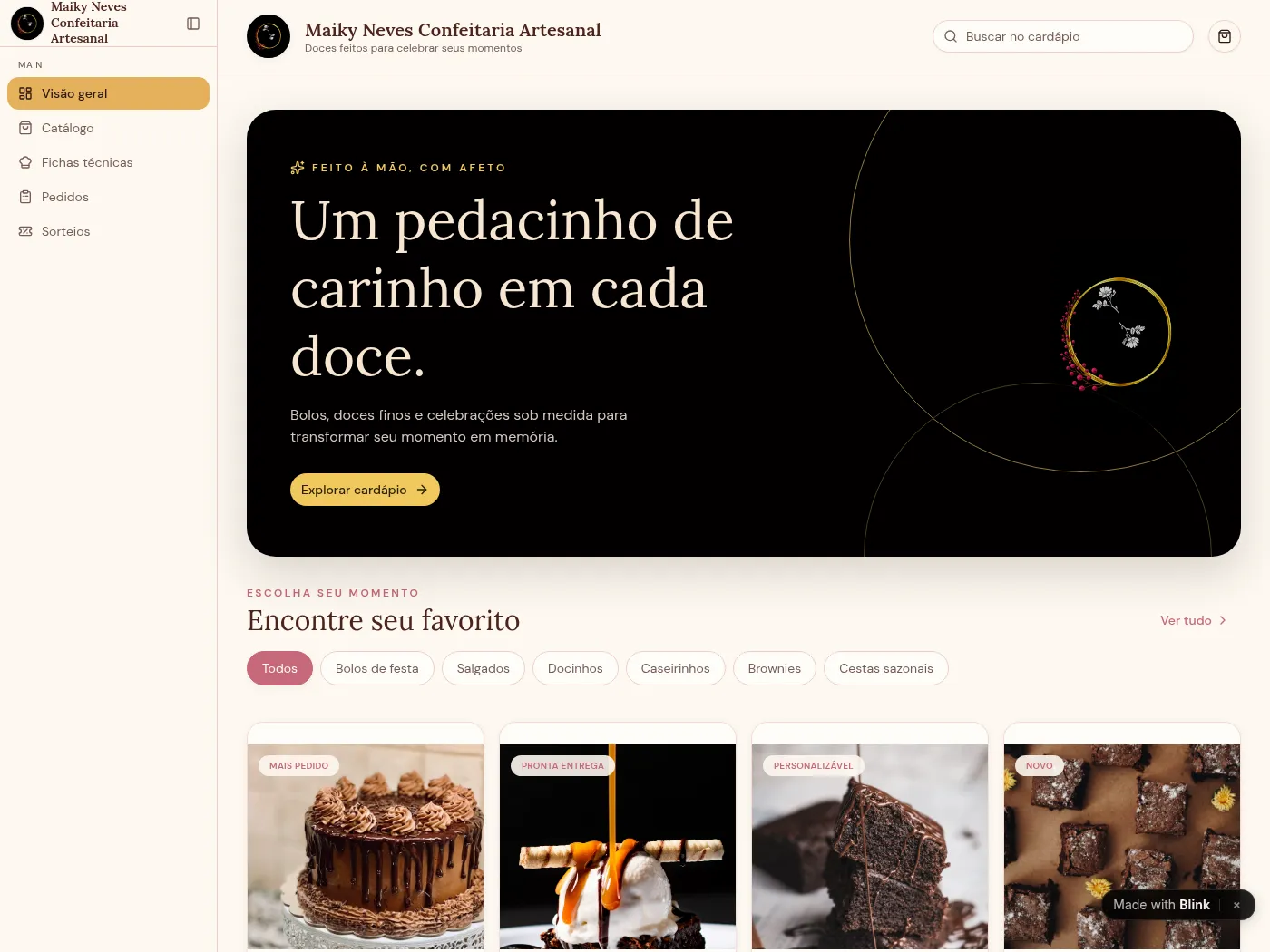 Maiky Neves Confeitaria App