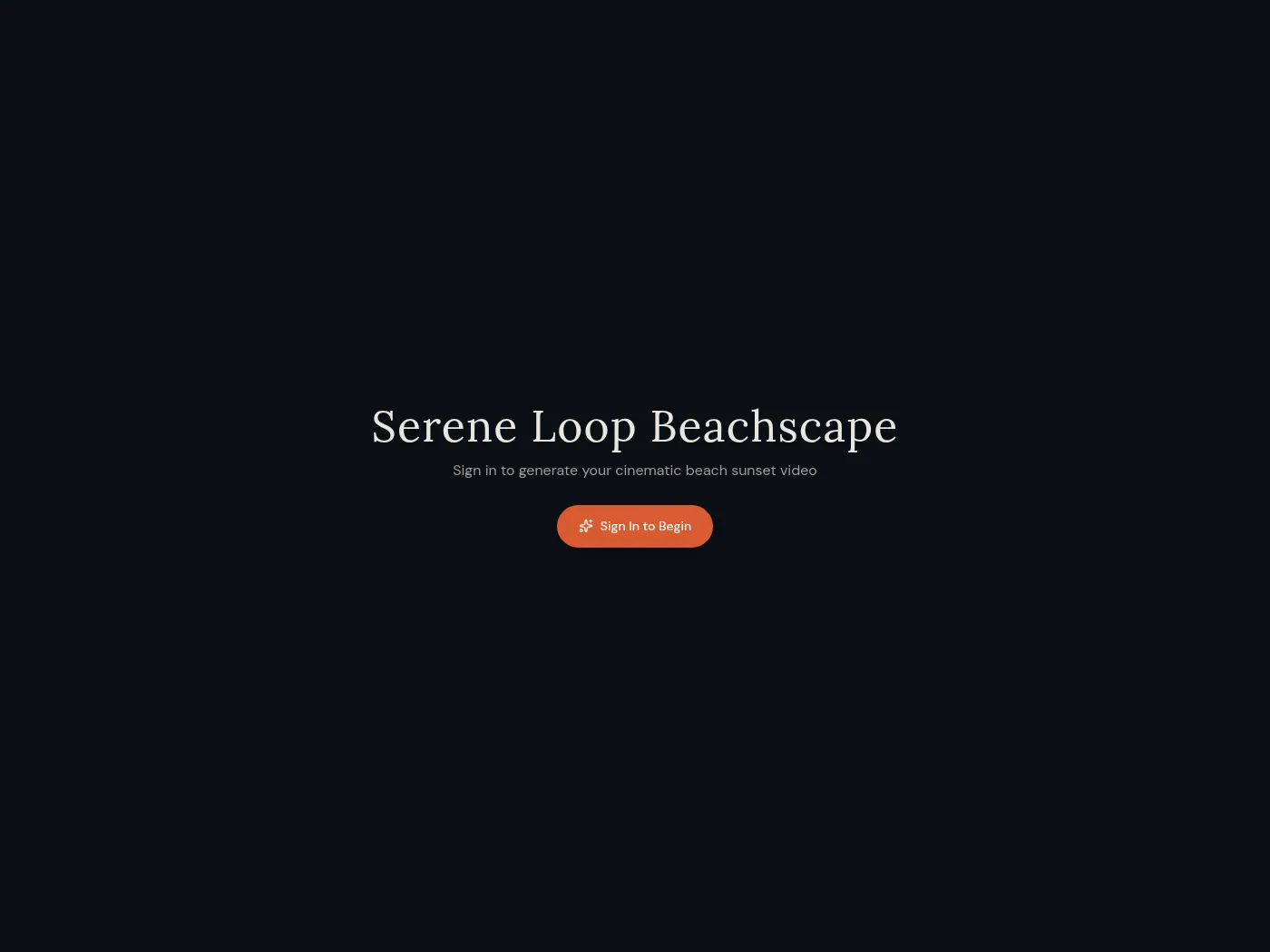 Serene Loop Beachscape