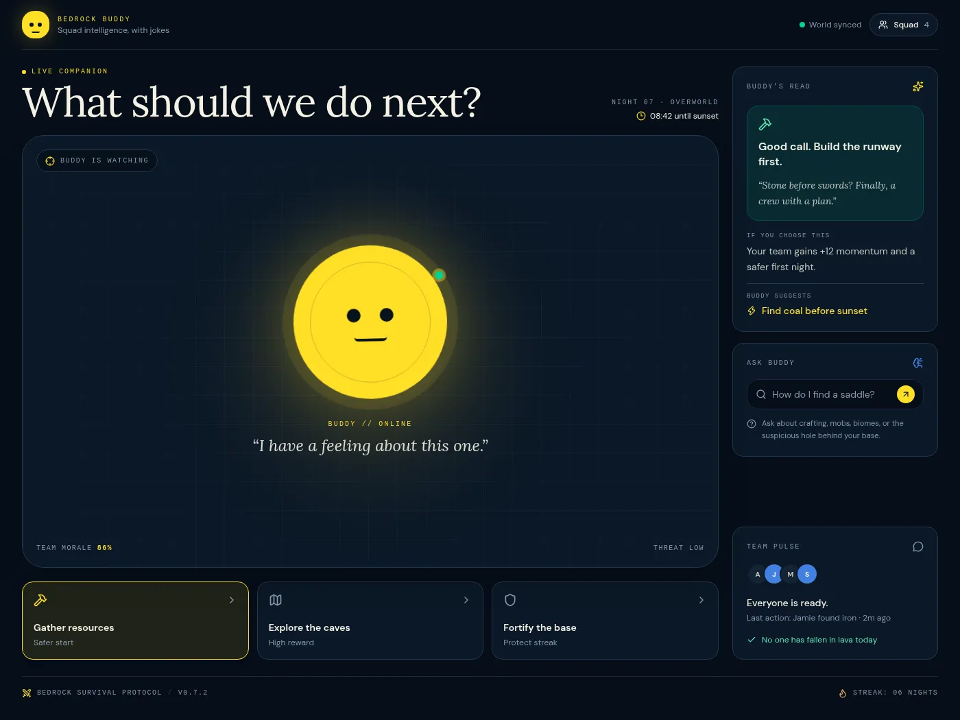 Bedrock Buddy AI Sphere