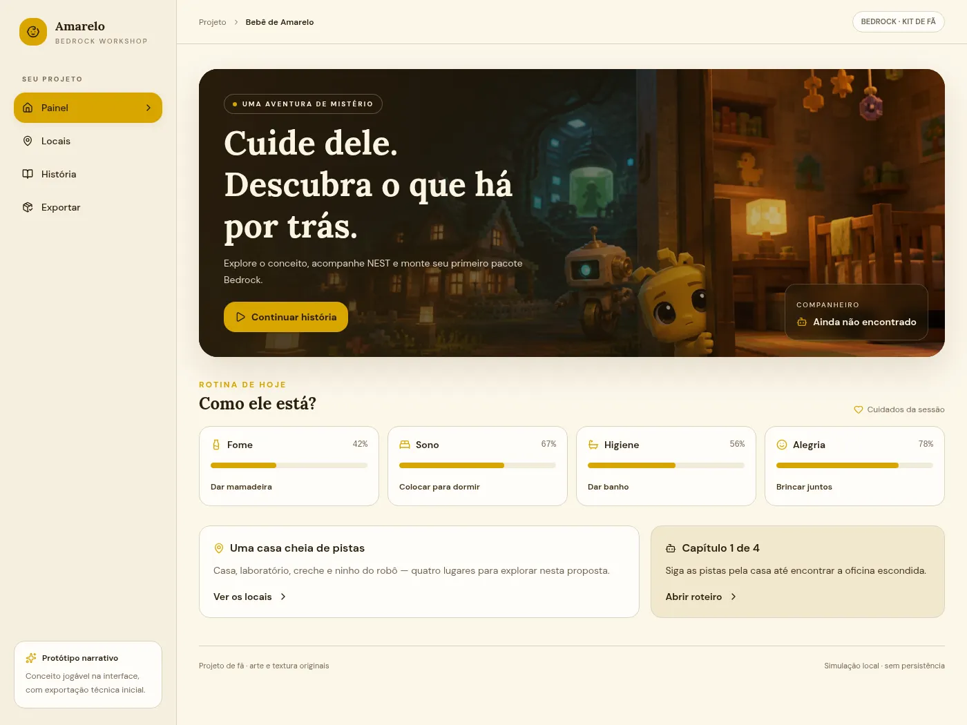 Bebê de Amarelo MC Add-On