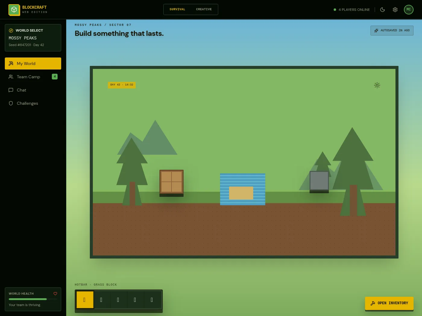 BlockCraft Web Edition