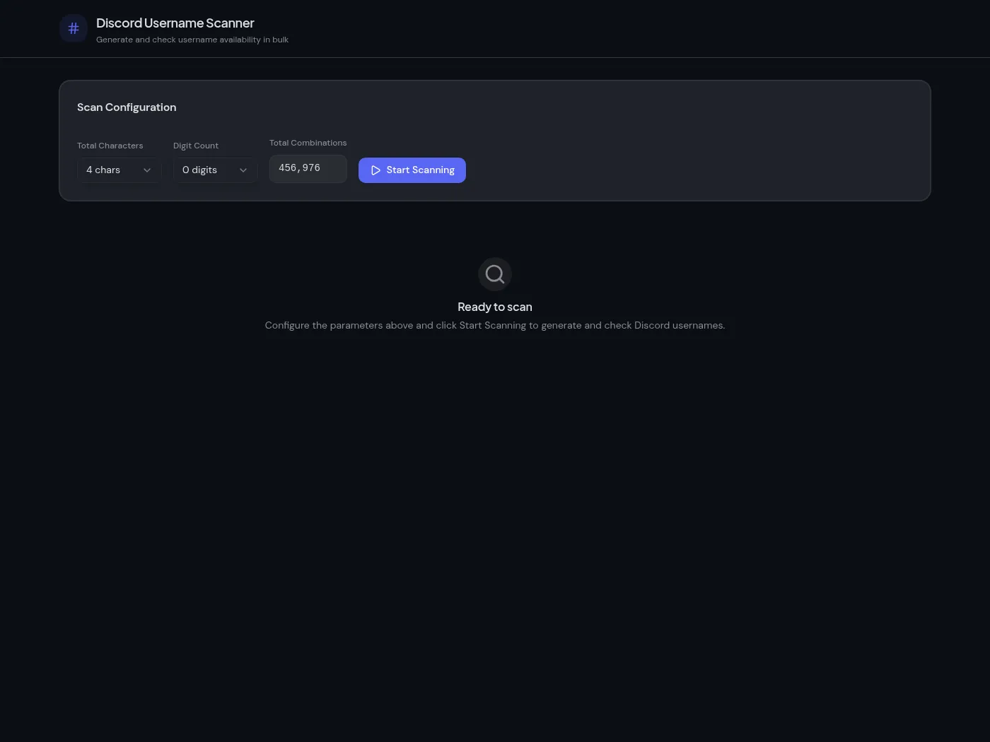 Discord Username Checker