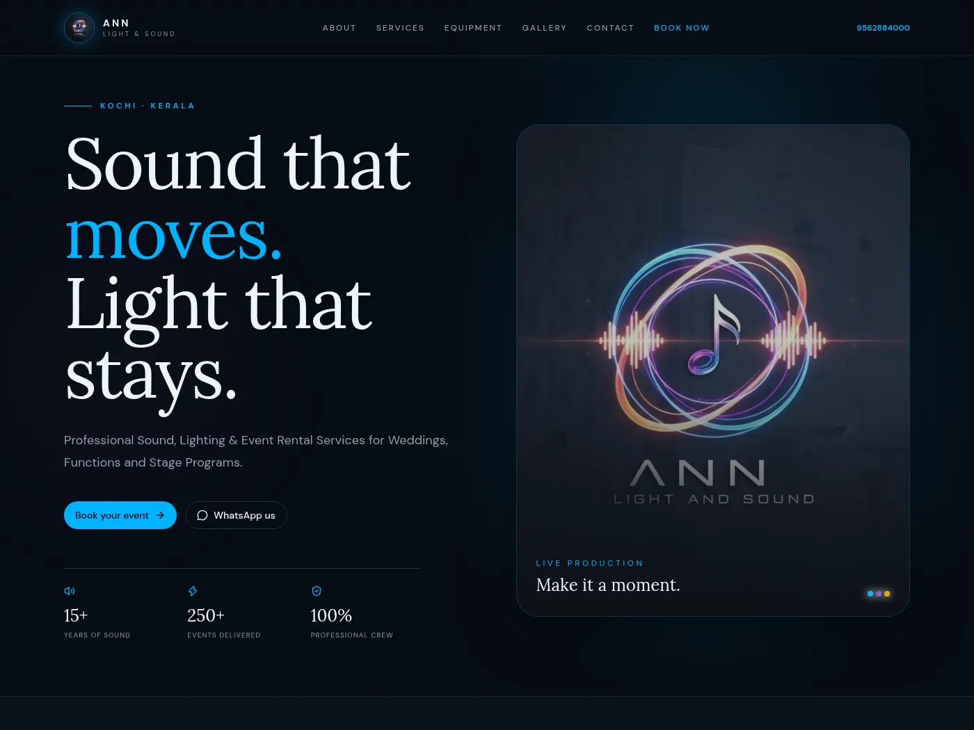 Ann Light & Sound Suite