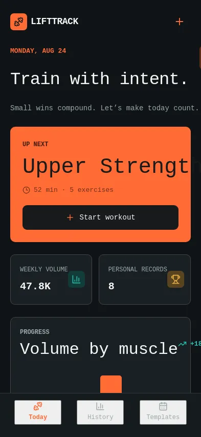 LiftTrack Mobile