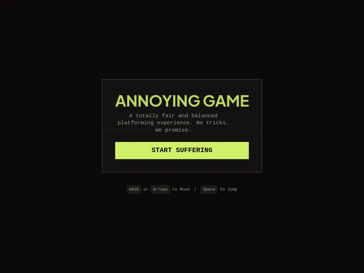 Annoying 2D Game
