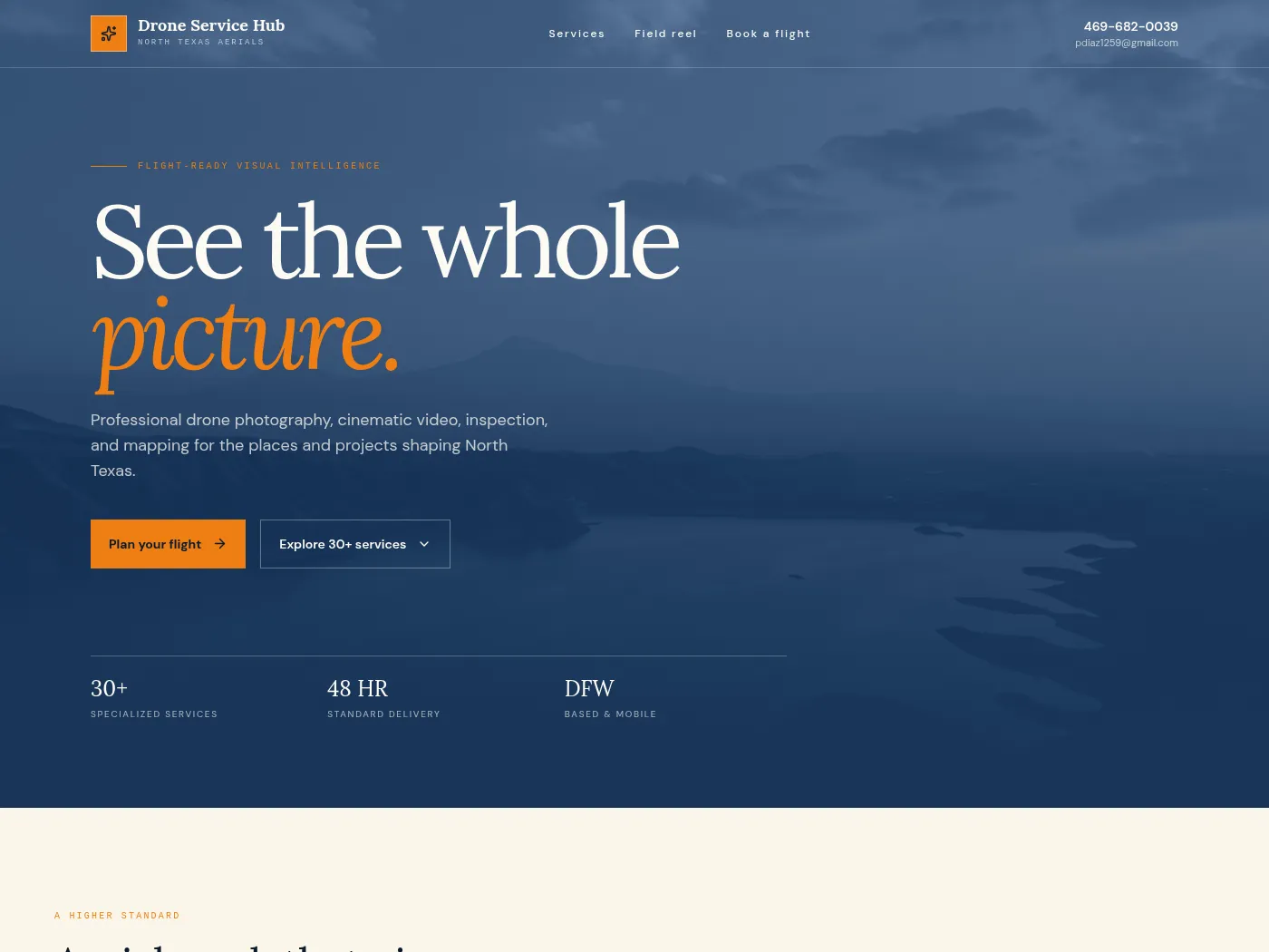 Drone Service Hub Website
