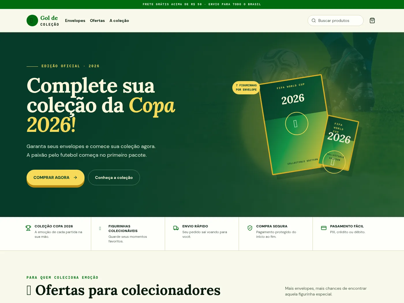 Copa 2026 Sticker Shop