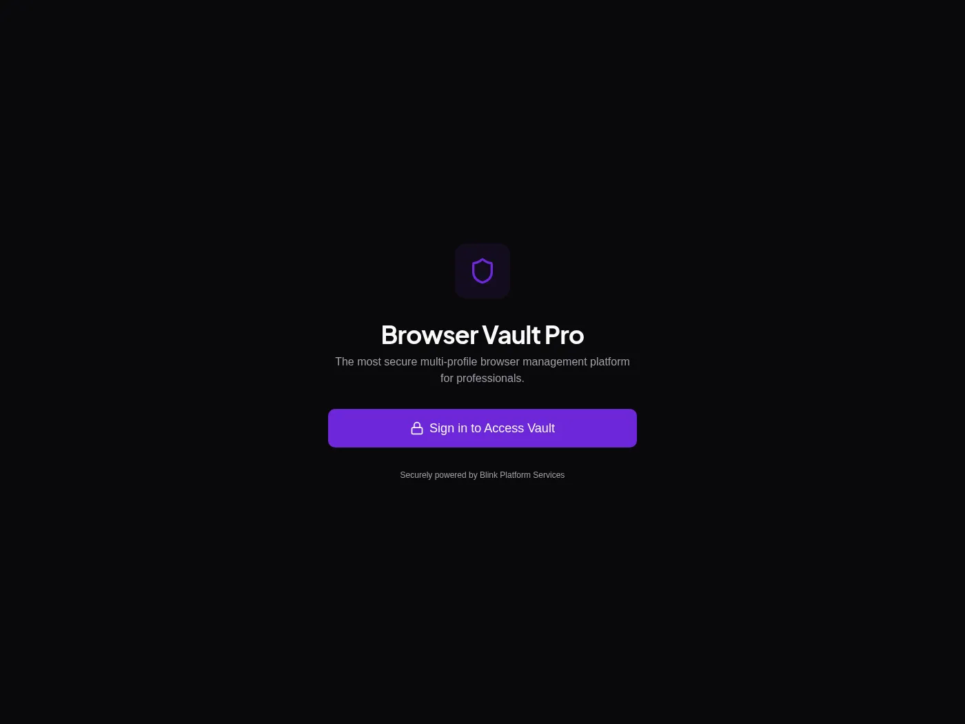 Browser Vault Pro